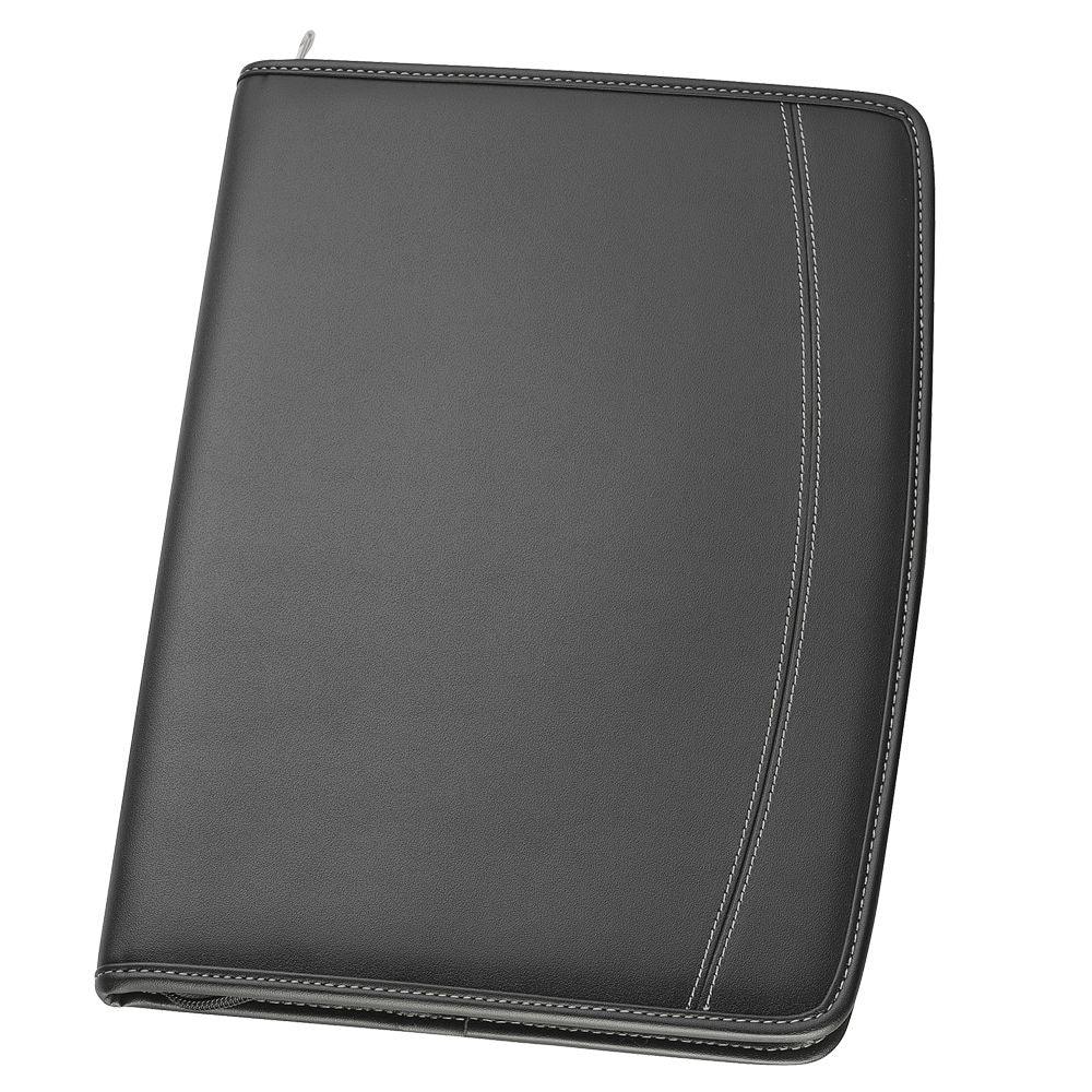 The Flare A4 Imitation Leather Zip Compendium 9026 Low Price with Logo